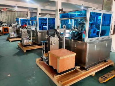 China Single Sheet Paper Cup Cover Making Machine 70-100pcs/Minute PLC Control for sale