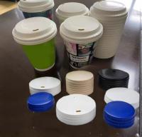 China High Strength Single Layer Paper Cup Lid Machine DPJ-100 Simple Operation for sale