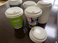 China Fully Automatic Coffee Cup Paper Lid Making Machine 10KW Power Saving for sale