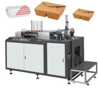 China Intelligent Control  Paper Lunch Box Making Machine Take Away Food Box Machine for sale