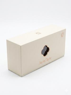 China Elegant Hardcover Presentation Box Featuring Satin Ribbon Closure Ideal for Wedding Gift Packaging and Special Occasions for sale