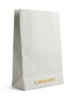China Rabanne Brand Matte Paper Document Bag Gold Embossed Logo Premium Gift Packaging Envelope for sale