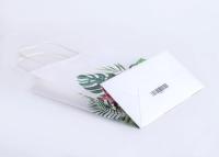China Tropical Leaf Printed Paper Shopping Bags with Twisted Handles for sale