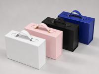China Foldable Suitcase Gift Boxes with Carry Handles for sale