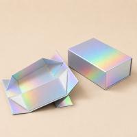 China Classic Foldable Gift Boxes in Solid and Iridescent Finishes for sale