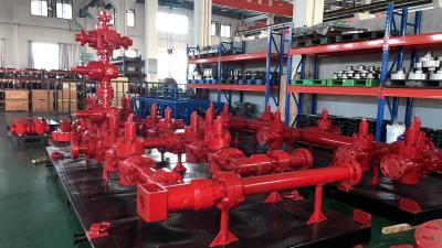 China 4130 Alloy Steel Choke Manifold 5000psi Pressure Rating API Spec 6A Compliance for sale