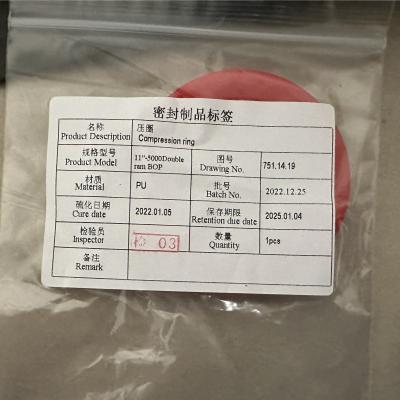 China NBR Cylinder Head Seal BOP Compression Ring Oil Resistant Wear Resistant for sale