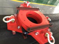 China 50T Capacity BOP Lifting Plate Alloy Steel With Precision Drilled Mounting Holes for sale