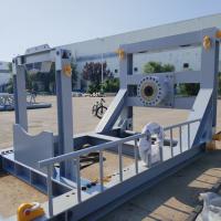 China Durable 35-70 BOP Transport Skid With Integrated Pressure Test Spool L Type Frame Structure for sale