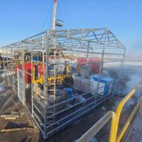 China F1300 Drilling Mud Pump Units With L Shaped Dual Skid for sale