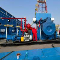 China F1600 Model Mud Pump Unit With Motor Drive 3000 Psi Rated Pressure for sale