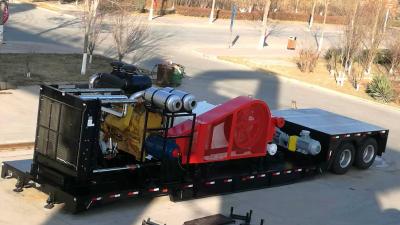 China Industrial Diesel Engine Drilling Mud Pump Unit With An Integral Straight Skid for sale