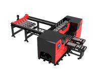 China Automatic Feeding CNC Horizontal Band Saw Machine PLC Control for sale