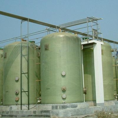 China Industrial Grade FRP Storage Tanks Special Fiberglass Containers For Chemical Liquids for sale