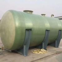 China Above Ground  Storage Horizontal FRP Tank Low Center Of Gravity Design Easy To Install And Maintain for sale