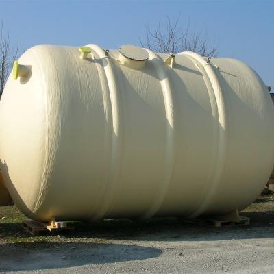 China Horizontal Above Ground Fiberglass Tank Stable And Safe Placement Saving Vertical Space for sale
