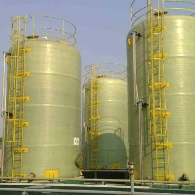 China Acid And Alkali Fiberglass Chemical Resistant Tanks High Temperature Resistance And Low Maintenance for sale
