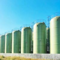 China UV Resistant Finish FRP Storage Tank Outdoor Fiberglass Tanks Longer Life for sale
