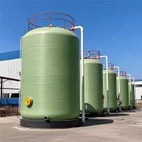 China UV Resistant Large Fiberglass Tanks For Storing Acid And Alkali Solutions Frp Storage Tanks for sale