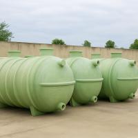 China Explosion Proof FRP Anti Static Industrial Fiberglass Tanks Safe Storage Of Flammable Liquids for sale