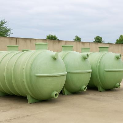 China Explosion Proof FRP Anti Static Industrial Fiberglass Tanks Safe Storage Of Flammable Liquids for sale