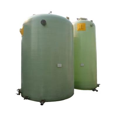 China Large Vertical FRP Tank Containers Single Tank Capacity 200m³ Saving Land Investment for sale
