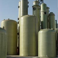 China Side Mounted Agitators Vertical FRP Tank 1000 liters Integrated Mixing and Reaction Systems for sale