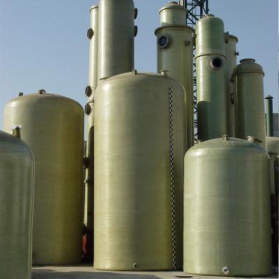 China Side Mounted Agitators Vertical FRP Tank 1000 liters Integrated Mixing and Reaction Systems for sale