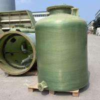 China Wind Resistant Structural Vertical FRP Tank Outdoor UV Resistant Surface for sale