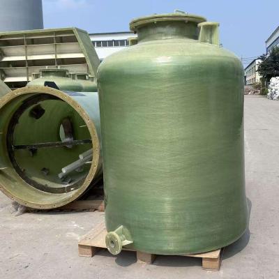 China Wind Resistant Structural Vertical FRP Tank Outdoor UV Resistant Surface for sale