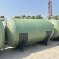 China Pressure Sensors Intelligent Monitoring Large Fiberglass Storage Containers Vertical Structure for sale