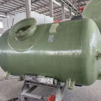 China High Pressure Vertical FRP Above Ground Fiberglass Storage Tanks Hydraulic Winding Process for sale