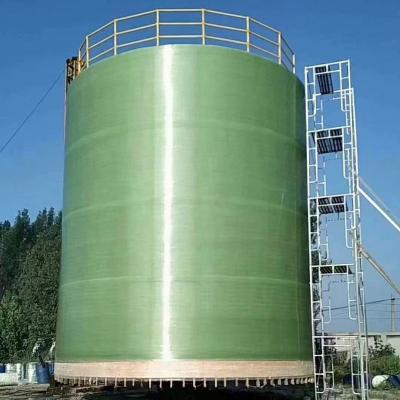 China Flat Bottomed Horizontal Fiberglass Reinforced Plastic Tanks Quick And Easy Installation for sale