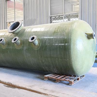 China European Standard Horizontal FRP Tank With International Pressure Vessel Specifications for sale