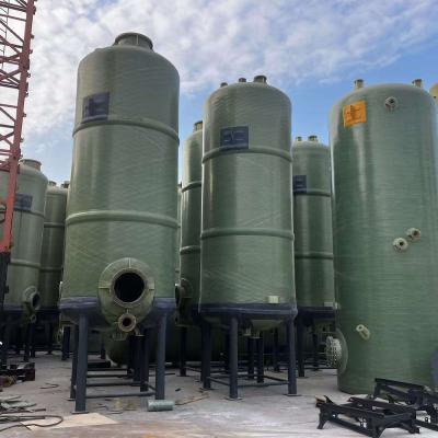 China Customizable FRP Chemical Resistant Tanks Flexible Design Of Interfaces And Lining Materials for sale