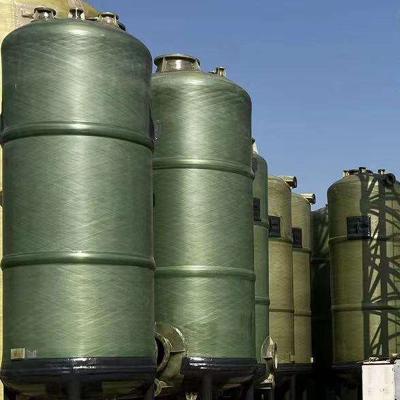 China Anti Static FRP Chemical Tank Safely Store Flammable And Explosive Solvents for sale