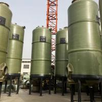 China Energy Saving FRP Fiberglass Chemical Storage Tanks No Painting Or Maintenance Required for sale