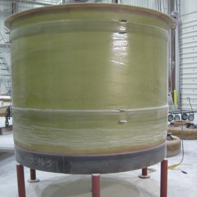 China Customized Vertical Fiberglass Frp Water Storage Tank Less Floor Space Improved Land Utilization for sale