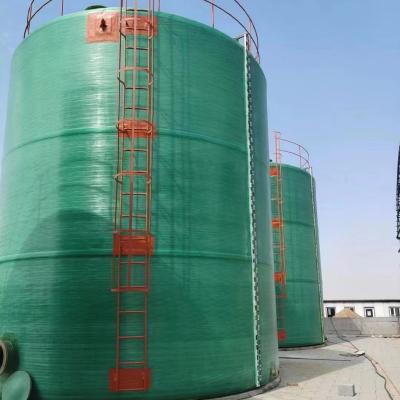 China Easy To Clean Vertical Fiberglass Tank No Residue During Discharge Chemical Resistance for sale