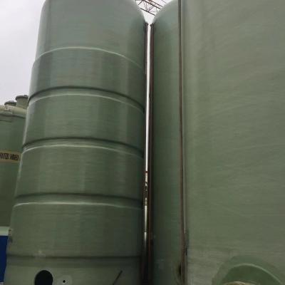 China 200m³ Vertical Large Fiberglass Tanks Saves Land Investment Costs Fiberglass Retention Tank for sale