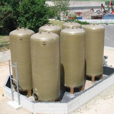 China Standing Vertically Food Grade Vertical Above Ground Fiberglass Tank  Ensure Raw Material Quality for sale
