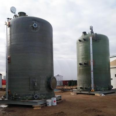 China Vertical Reactor Fiberglass Storage Container With Agitation Suitable For Mixing Reacting And Storage for sale