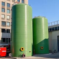 China Large Frp Horizontal Tank Preferred For Ship Ballast And Truck Transport for sale