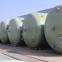 China Stackable FRP Grp Horizontal Water Tank Durability Pressure Resistance for sale