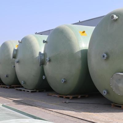 China Stackable FRP Grp Horizontal Water Tank Durability Pressure Resistance for sale
