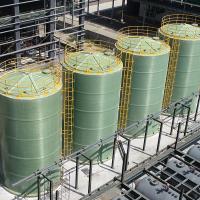 China Low Center Frp Horizontal Tank Transport Anti Rollover Design Uv Resistance for sale