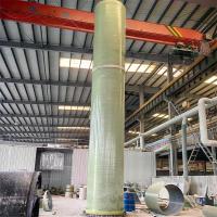China Alkali Resistant Glass Reinforced Plastic Tank Curved Transition Structure Prevents Deformation for sale