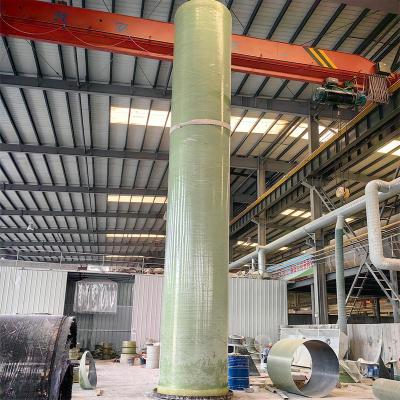 China Alkali Resistant Glass Reinforced Plastic Tank Curved Transition Structure Prevents Deformation for sale
