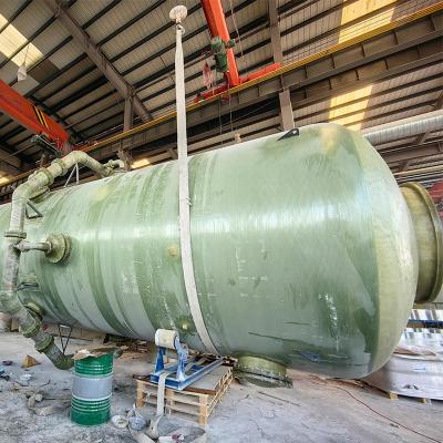 China Fiberglass Melting Fiberglass Storage Containers For Acid And Alkali Processing Frp Chemical Tank for sale