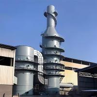 China Self Cleaning Waste Gas Purification Spray Tower Desulfurization and Dust Removal for sale